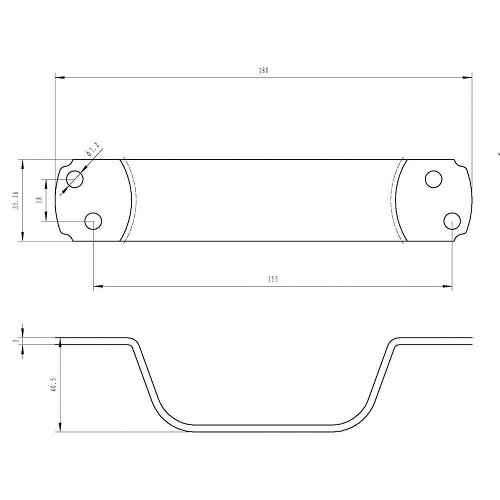 Onward - Door Pull Handles: Utility, Steel, Screw, Zinc | MSC Direct