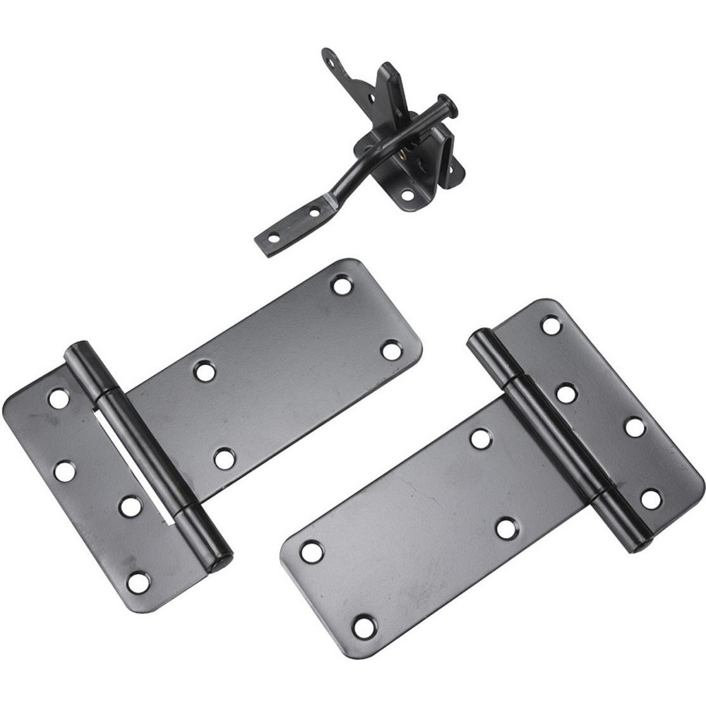 Onward - Gate Hardware Kits: Installation, Steel, Black | MSC Direct