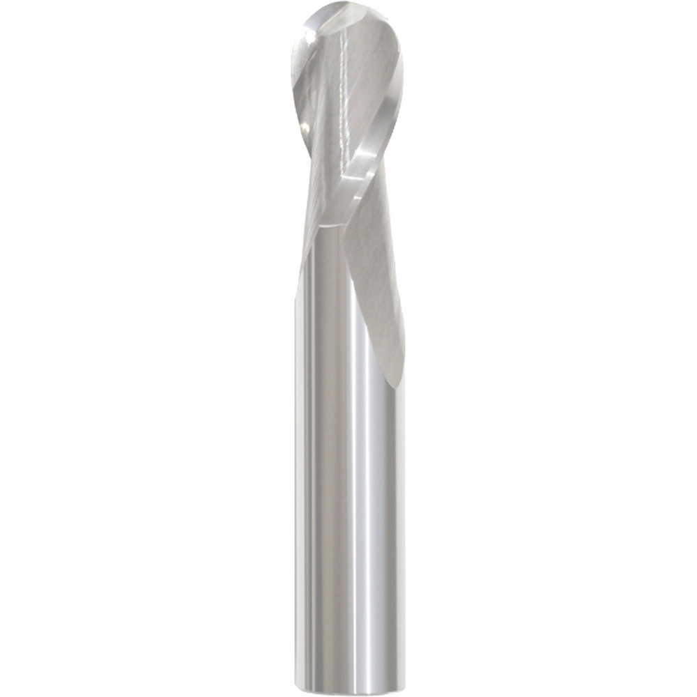 Made in USA - Ball End Mill: 4 Flute, Solid Carbide | MSC Direct
