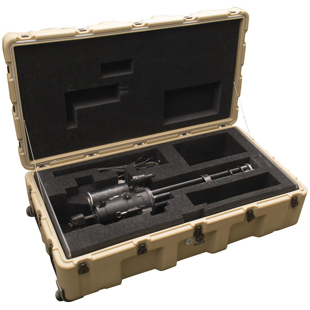 Pelican Products, Inc. - Minigun Case: Solid Foam, 23-7/8" Wide, 7-1/5 ...