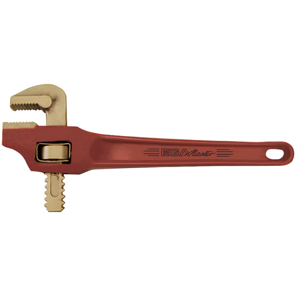 EGA Master - Corner 90 deg Offset Non-Sparking Pipe Wrench: 2" Max, 10 ...