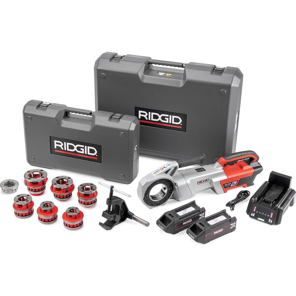 Ridgid - Power Pipe Threaders: 2 in, RIDGID 12R Threading Dies, 60.00 V ...