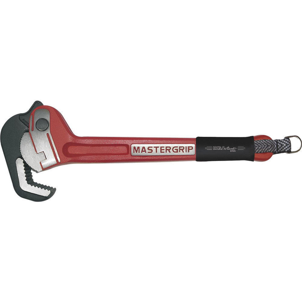 EGA Master - Pipe Wrench Pipe Wrench: 3" Max, 14" OAL, Ductile Iron ...