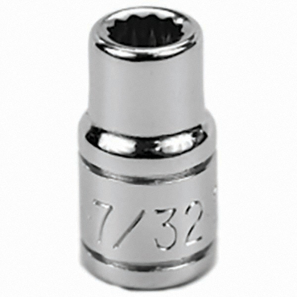 SK - Standard Hand Socket: 1/4" Drive, 7/32" Socket, 12-Point | MSC Direct