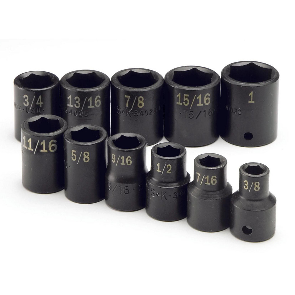 SK - Socket Set: Standard & Impact, 11 Pc | MSC Direct