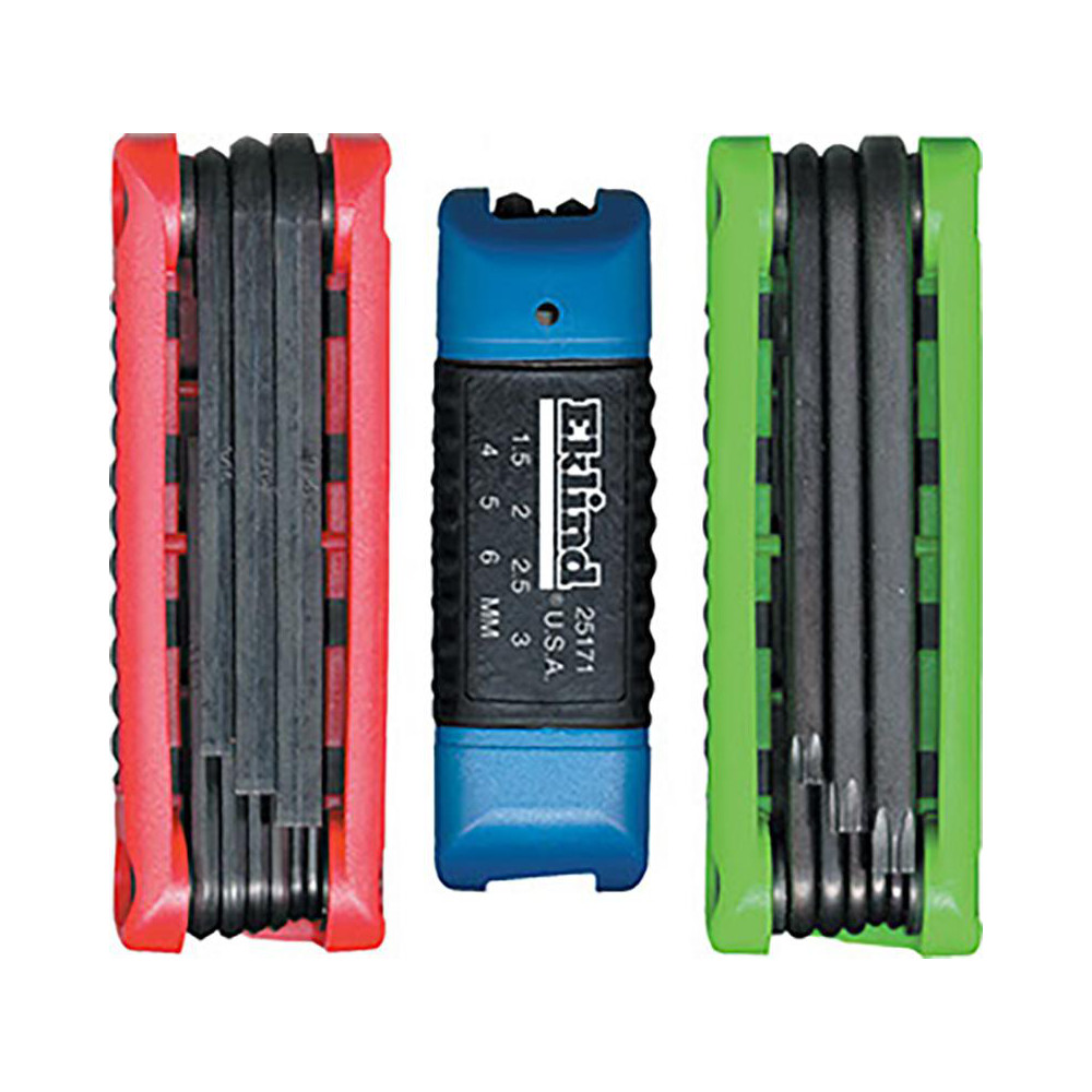 Eklind - Torx® Key Set: 24 Pc, Fold-Up Handle, T8 to T30 | MSC Direct