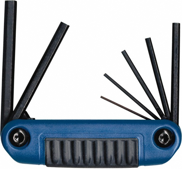 Eklind - 7 Piece Fold-Up Hex Key Set - 88943998 - MSC Industrial Supply