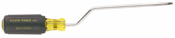 Klein Tools - 3/16" Blade Width, 7-3/4" OAL Crank Action Slotted ...