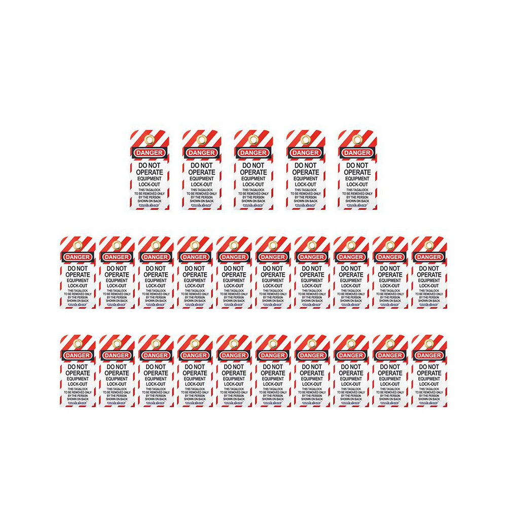 PRO-SAFE - Tag: Rectangle, Unrippable Vinyl | MSC Direct