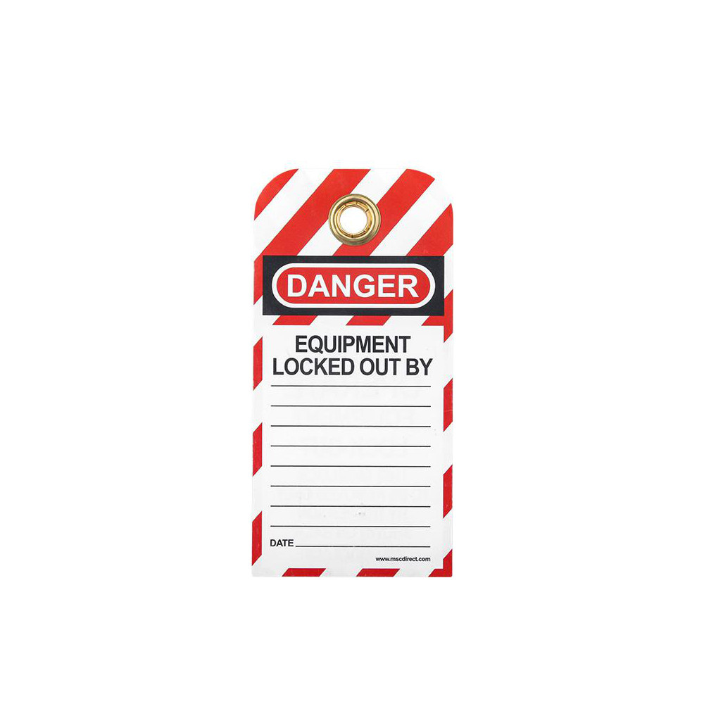 PRO-SAFE - Tag: Rectangle, Unrippable Vinyl | MSC Direct