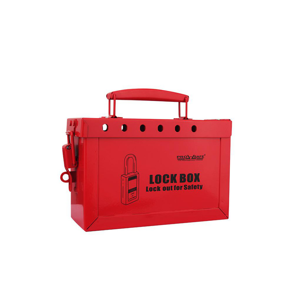 PRO-SAFE - Portable Group Lockout Box, 12 Padlocks Max | MSC Direct