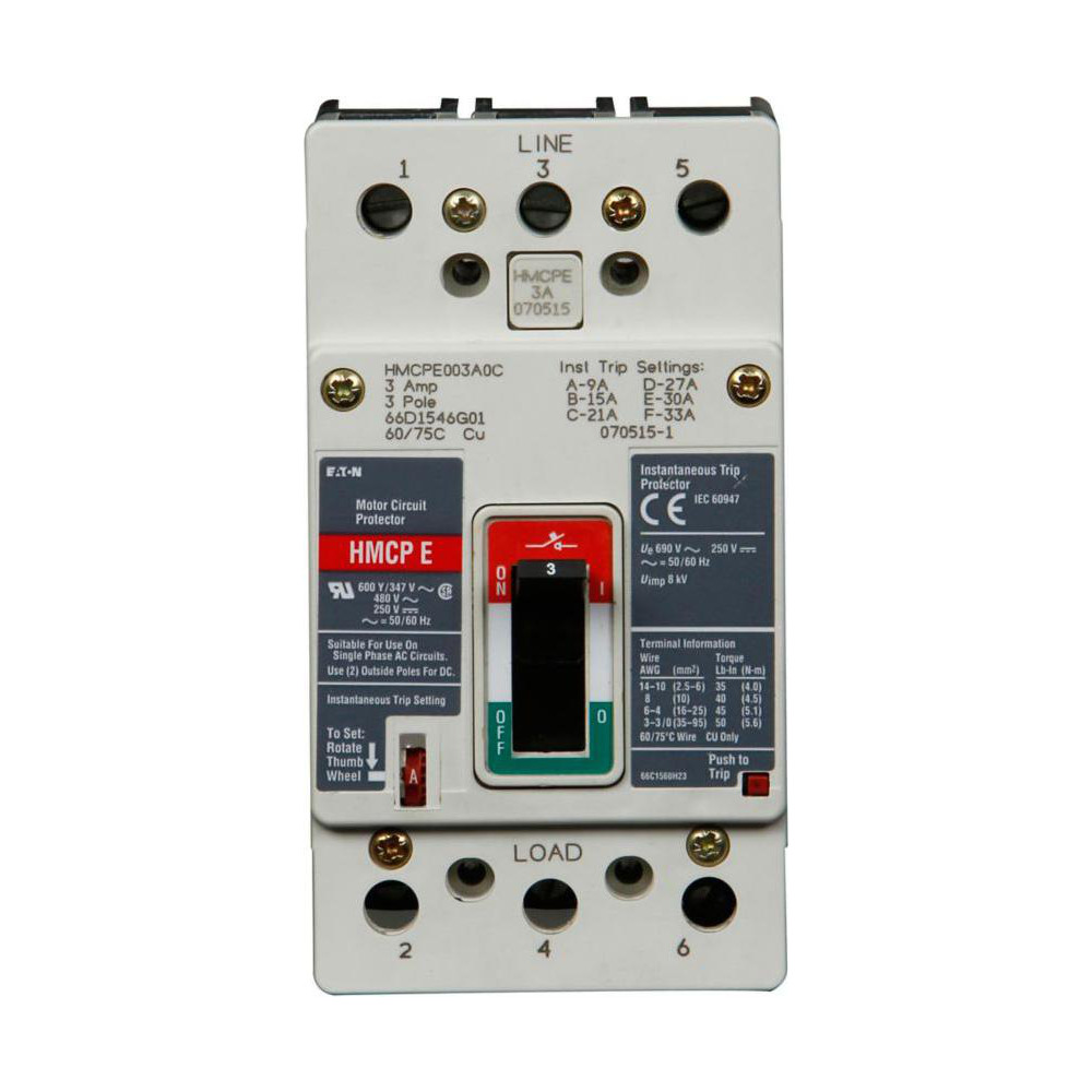 Eaton Cutler-Hammer - HMCPE 50A 3-11 MOLDED CS CIRCUIT BREAKER | MSC Direct