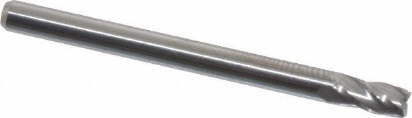 Hertel - 3mm, 6mm LOC, 3mm Shank Diam, 38mm OAL, 4 Flute, Solid Carbide ...