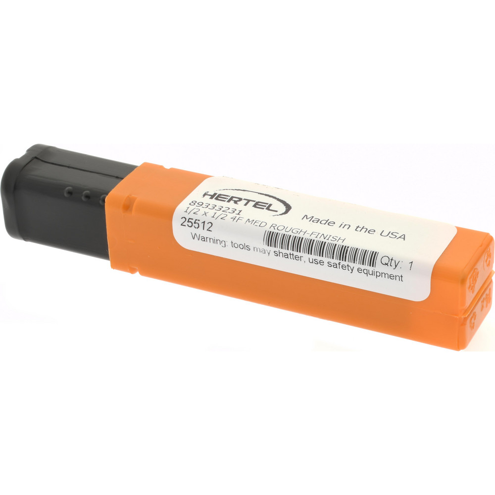 Hertel - Roughing & Finishing End Mill: 1/2" Dia, 4 Flute, Square End ...