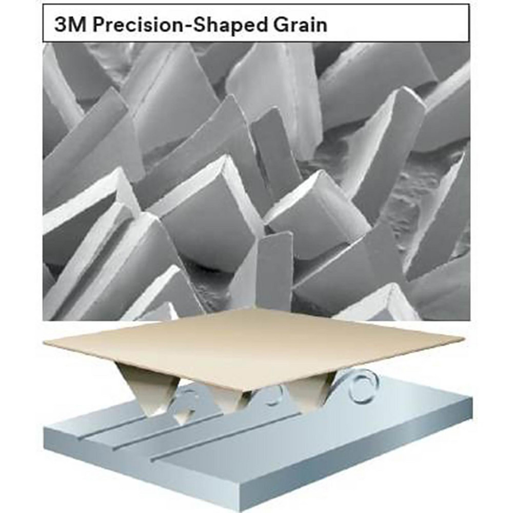 3M - Deburring Wheel: 3" Dia, Precision Shaped Ceramic | MSC Direct