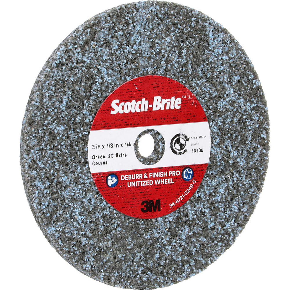 3M - Deburring Wheel: 3" Dia, Precision Shaped Ceramic | MSC Direct