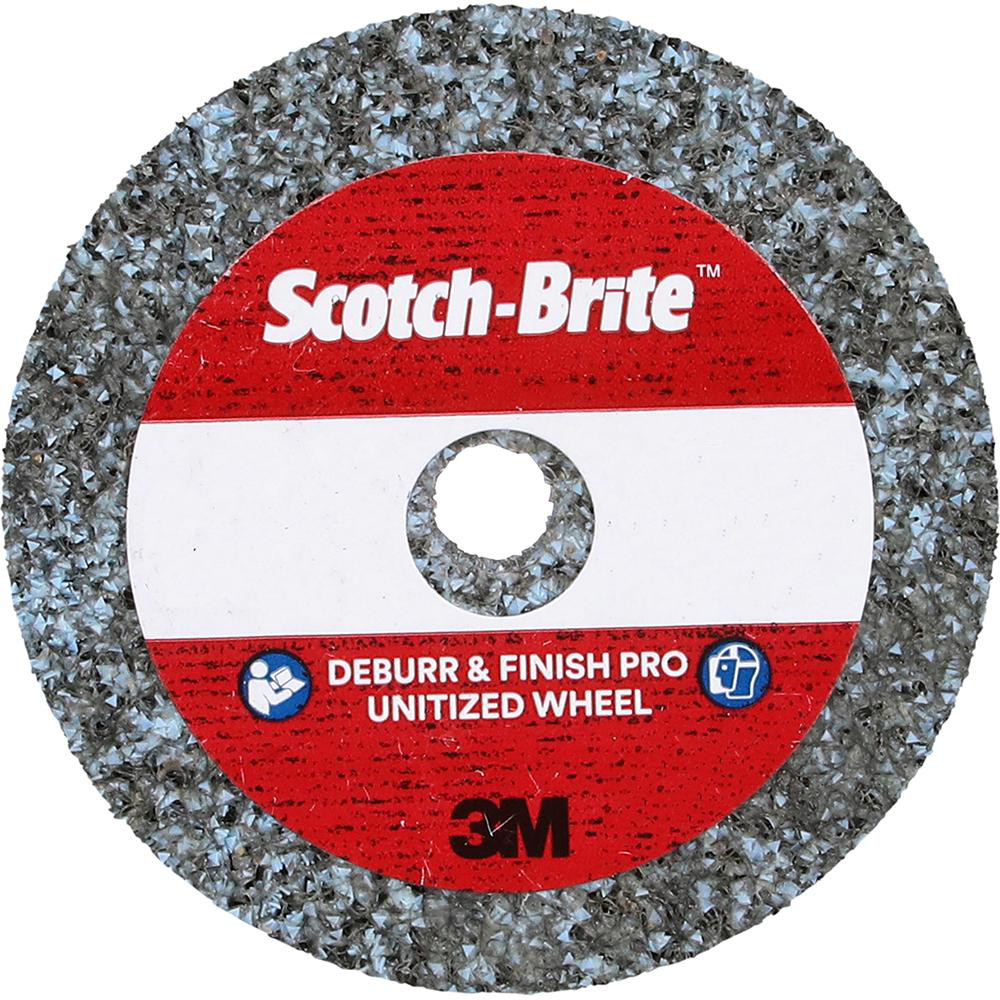 3M - Deburring Wheel: 1" Dia, 1" Face Width, 3/16" Hole, Density 9 ...