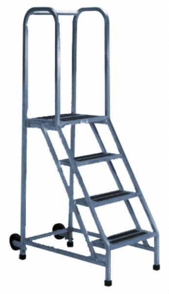 PW Platforms - Aluminum Tilt & Roll Rolling Ladder: Type Type IA, 50 ...