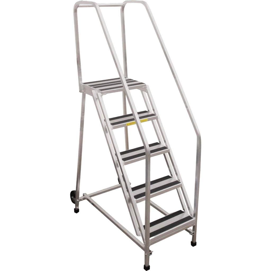 PW Platforms - Aluminum Tilt & Roll Rolling Ladder: Type Type IA, 80 ...