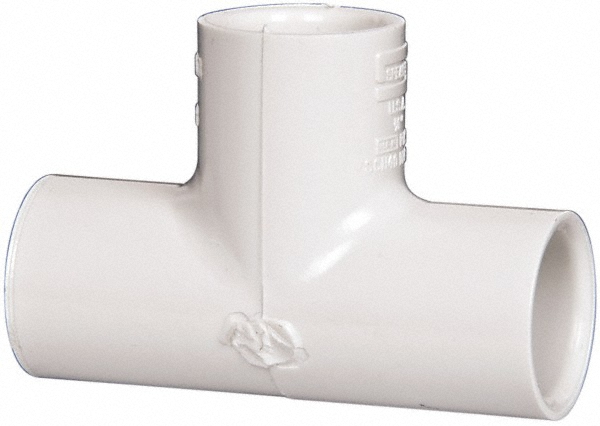 Value Collection - 3/8" PVC Plastic Pipe Tee - 89492946 - MSC ...