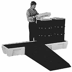 Enpac - 31" Wide x 12-3/4" High, Spill Containment Ramp - 89511687 ...