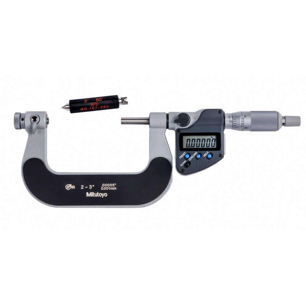 Mitutoyo - Screw Thread Micrometers: Minimum Measurement (Decimal Inch ...