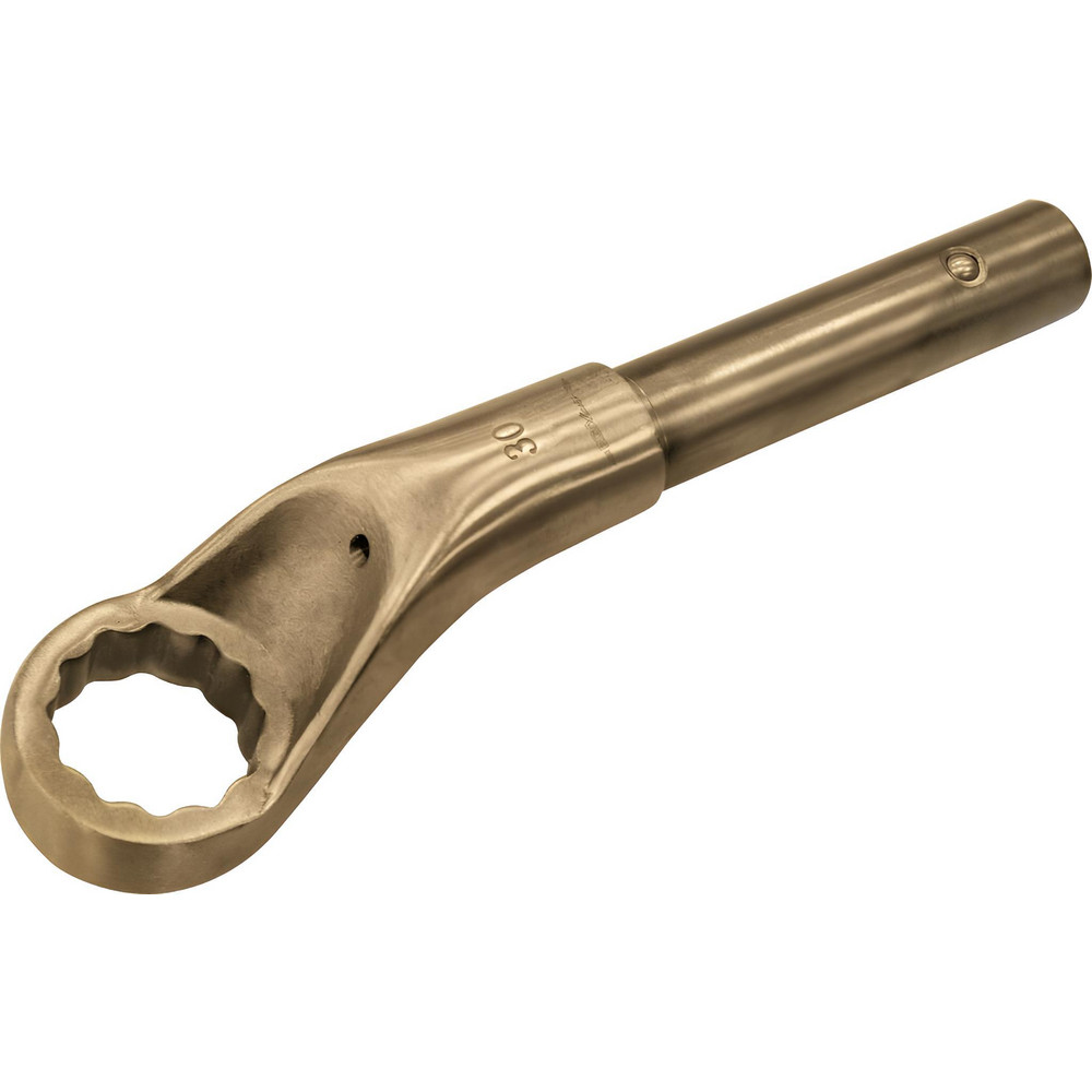 EGA Master - Ring Wrench: 75 mm, 12 Point, Single End, Non-Sparking ...