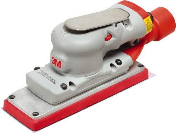 3M - Air Orbital Sander: Rectangular, 2-3/4 & 7-3/4" Pad, 10,000 OPM ...