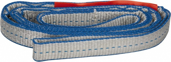 Lift-All - 5' Long x 1" Wide 6,400 Lb Basket Capacity Polyester Web ...