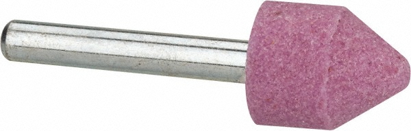 Tru-Maxx - Mounted Point: 7/8" Thick, 1/4" Shank Dia, A14, 60 Grit, Medium | MSC Direct