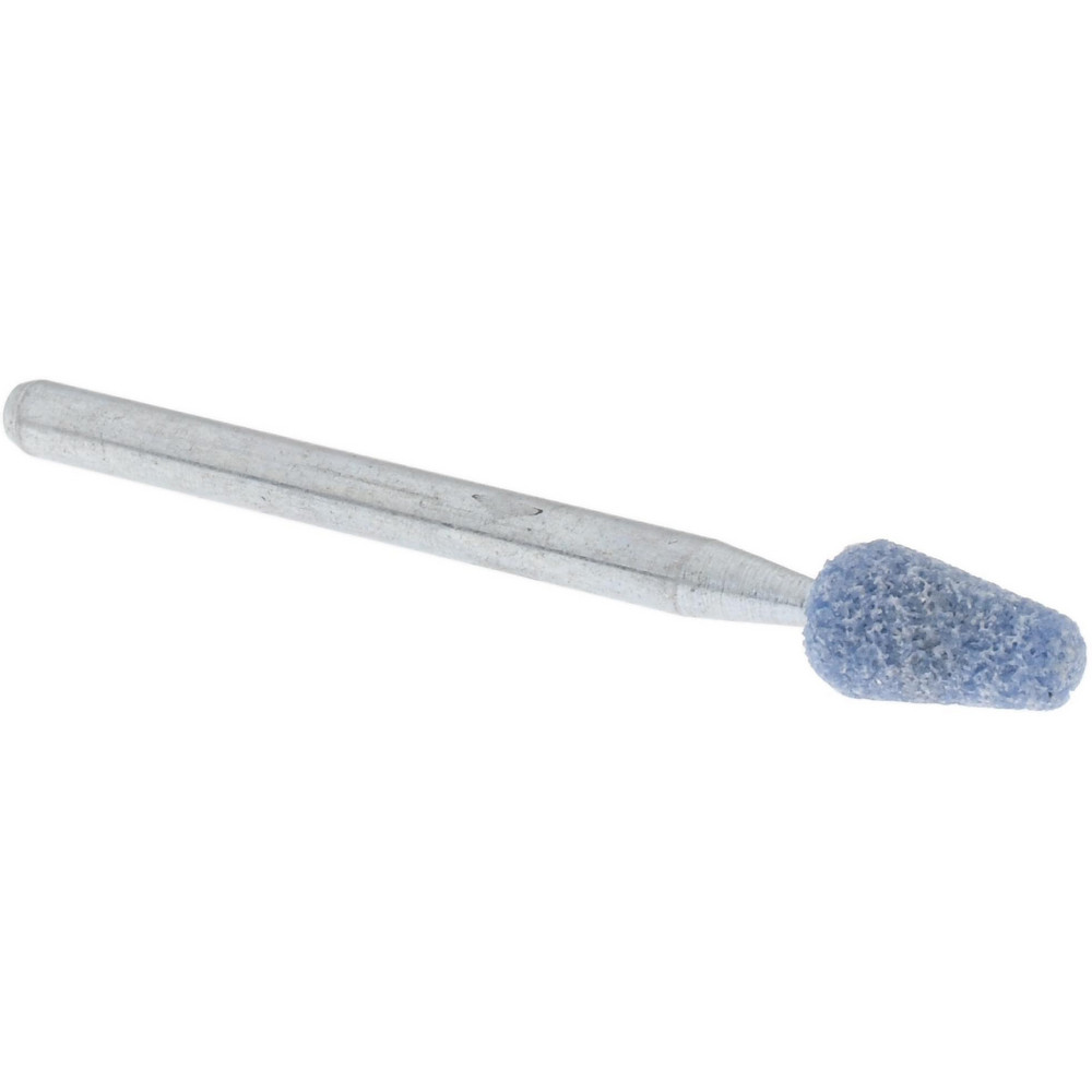 Mounted Point: 3/8" Thick, 1/8" Shank Dia, B44, 60 Grit, Medium - Blue ...