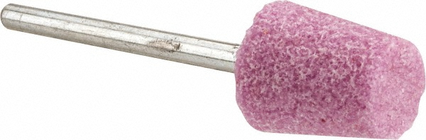 Tru-Maxx - Mounted Point: 5/8" Thick, 1/8" Shank Dia, B91, 60 Grit, Medium | MSC Direct