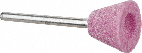 Tru-Maxx - Mounted Point: 1/2" Thick, 1/8" Shank Dia, B102, 60 Grit, Medium | MSC Direct