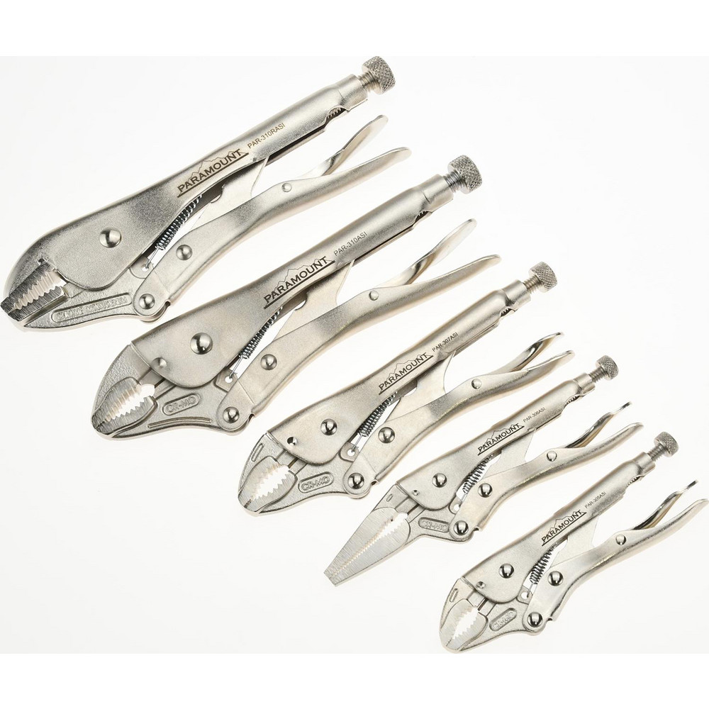 Paramount - Plier Set: 5 Pc, Locking Pliers | MSC Direct