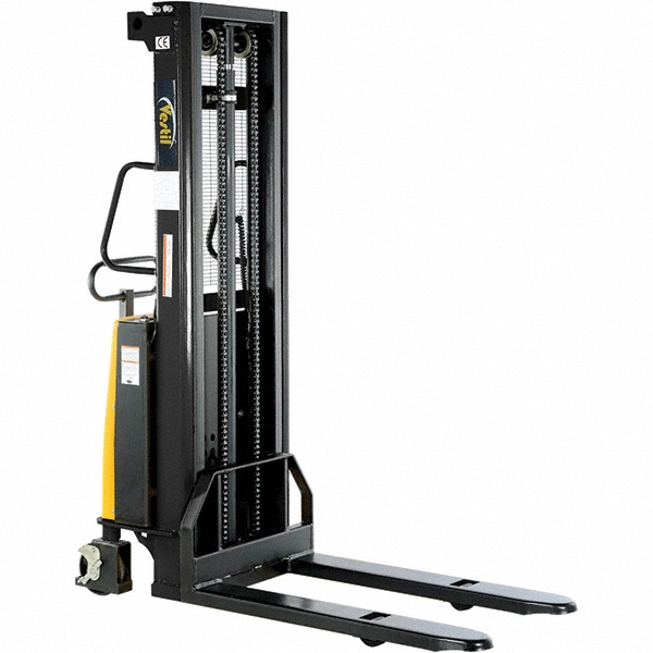 Vestil - 118" Lift Height, Battery Operated Stacker Powered Lift | MSC ...