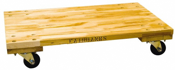 Fairbanks - Solid Top Dolly: Hardwood Top | MSC Direct