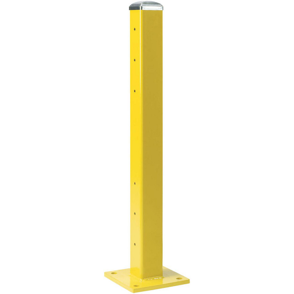 Steel King - Traffic Guard Rail Mount Post: 42" High, Rail Mount, Steel ...