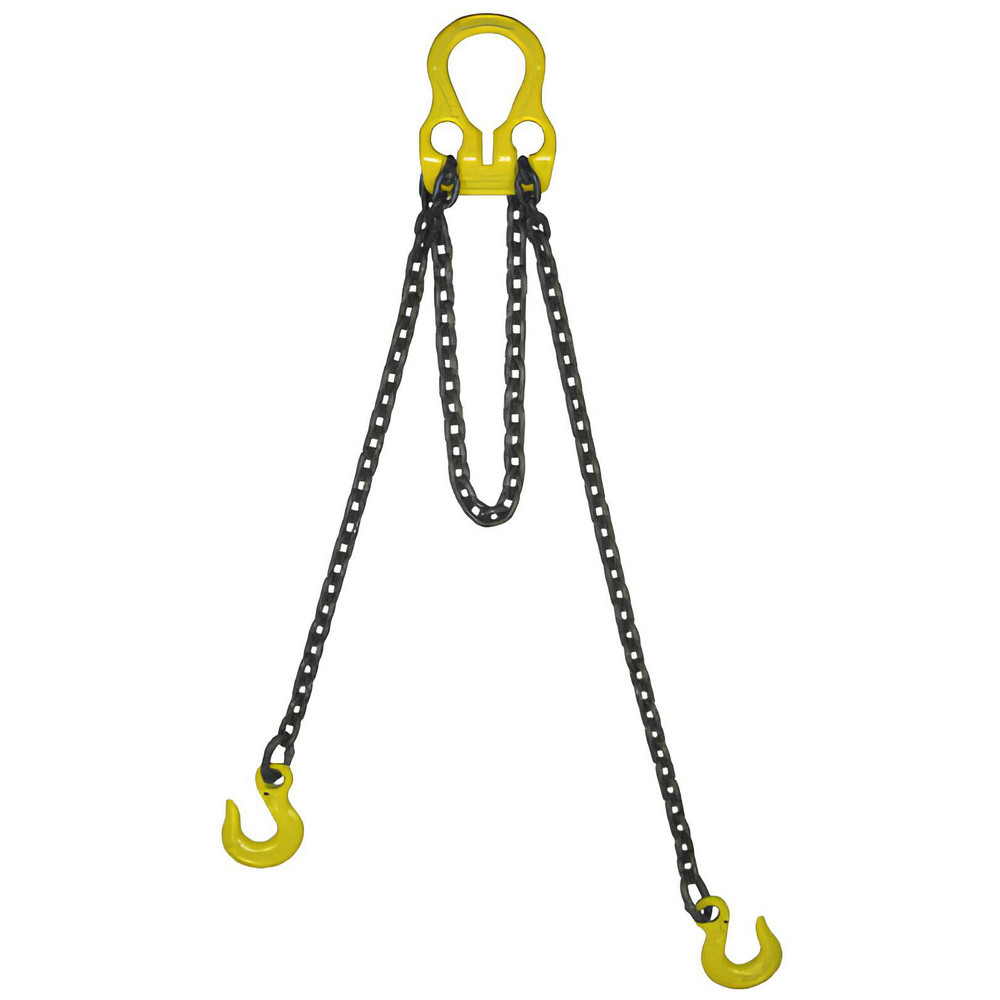 Lift-All - Chain Sling: Control Plate & Grab Hook, 10' Long, 2700 lb ...