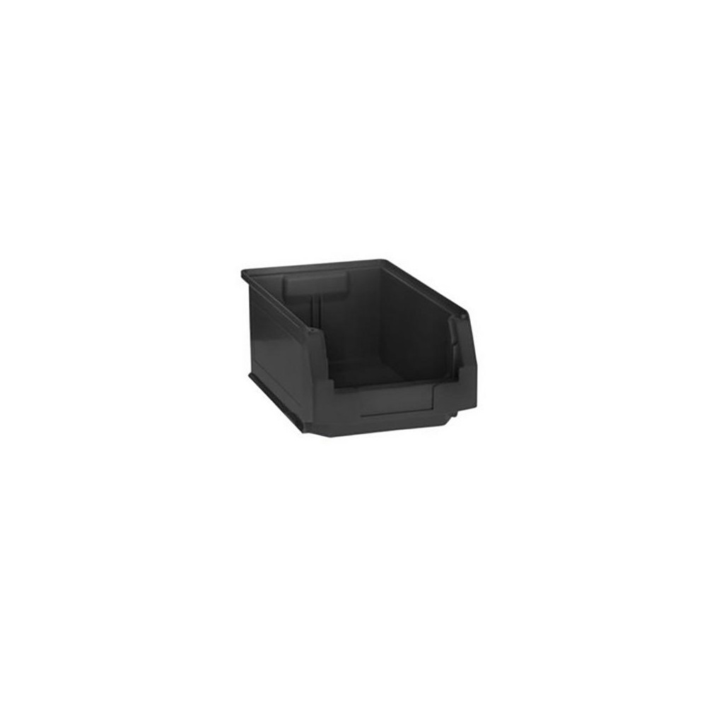 SSI Schaefer - Plastic Hopper Stacking Bin: Black | MSC Direct