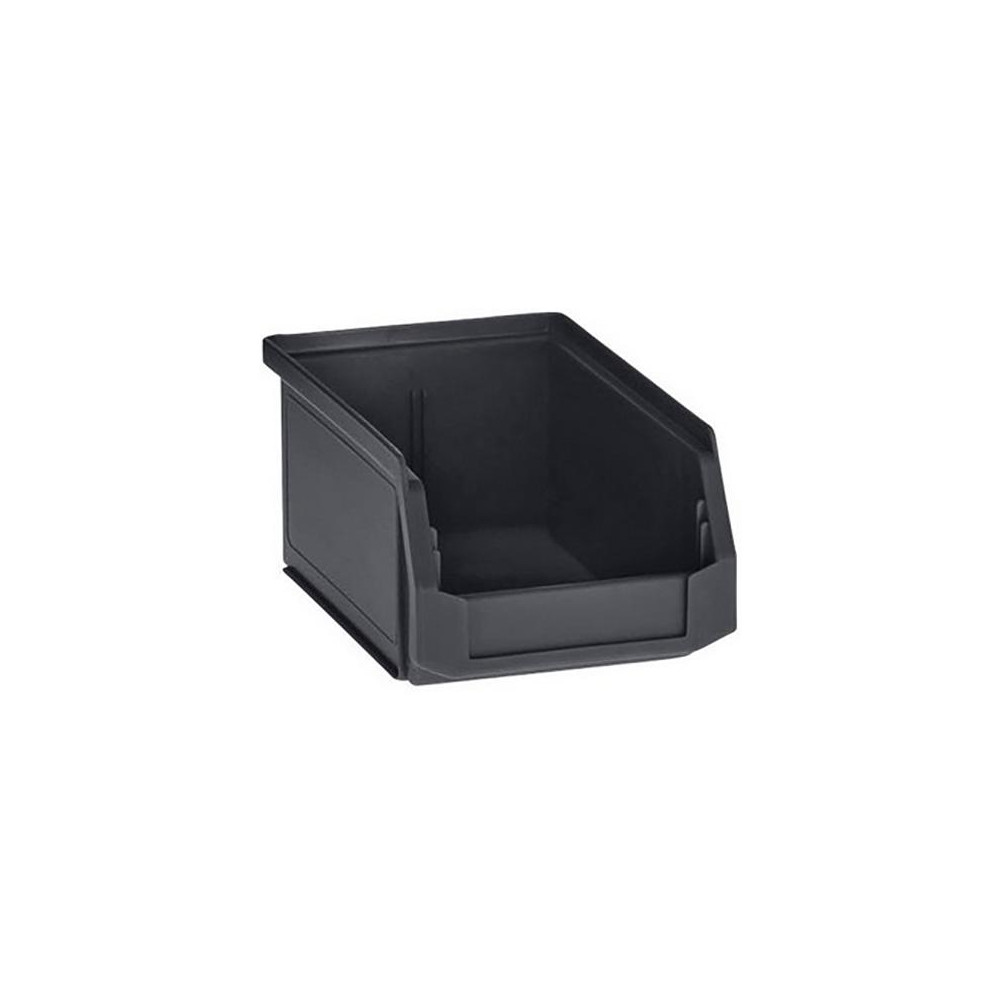 SSI Schaefer - Plastic Hopper Stacking Bin: Black | MSC Direct