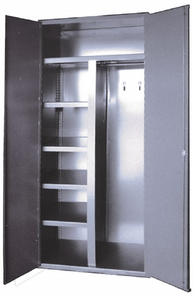 Durham - Combination Steel Storage Cabinet: 36" Wide, 24" Deep, 84 ...