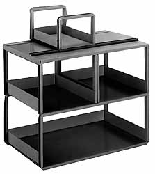 Stackbin - Stacking Bin Accessories: Stackrack Adapter, Steel, Green ...