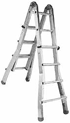 Value Collection - Multi-Position Ladder: Aluminum, Type I | MSC Direct