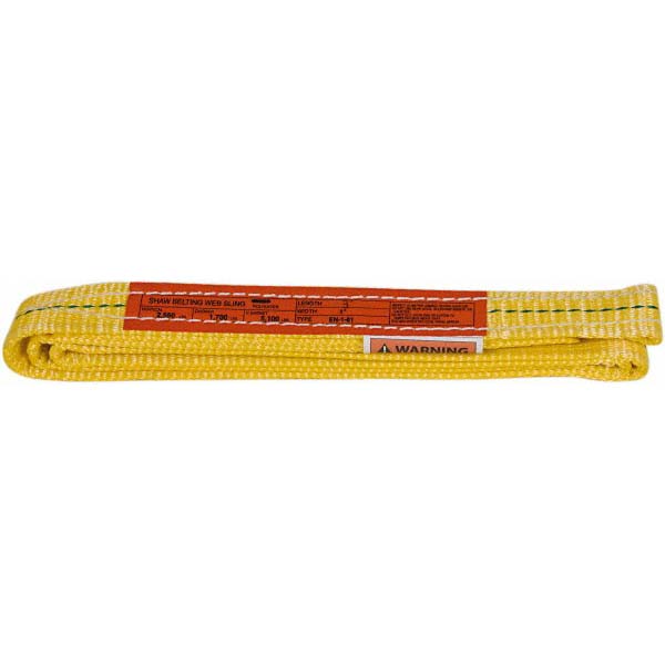 Made in USA - 3' Long x 1" Wide 4,800 Lb Basket Capacity Nylon Web ...