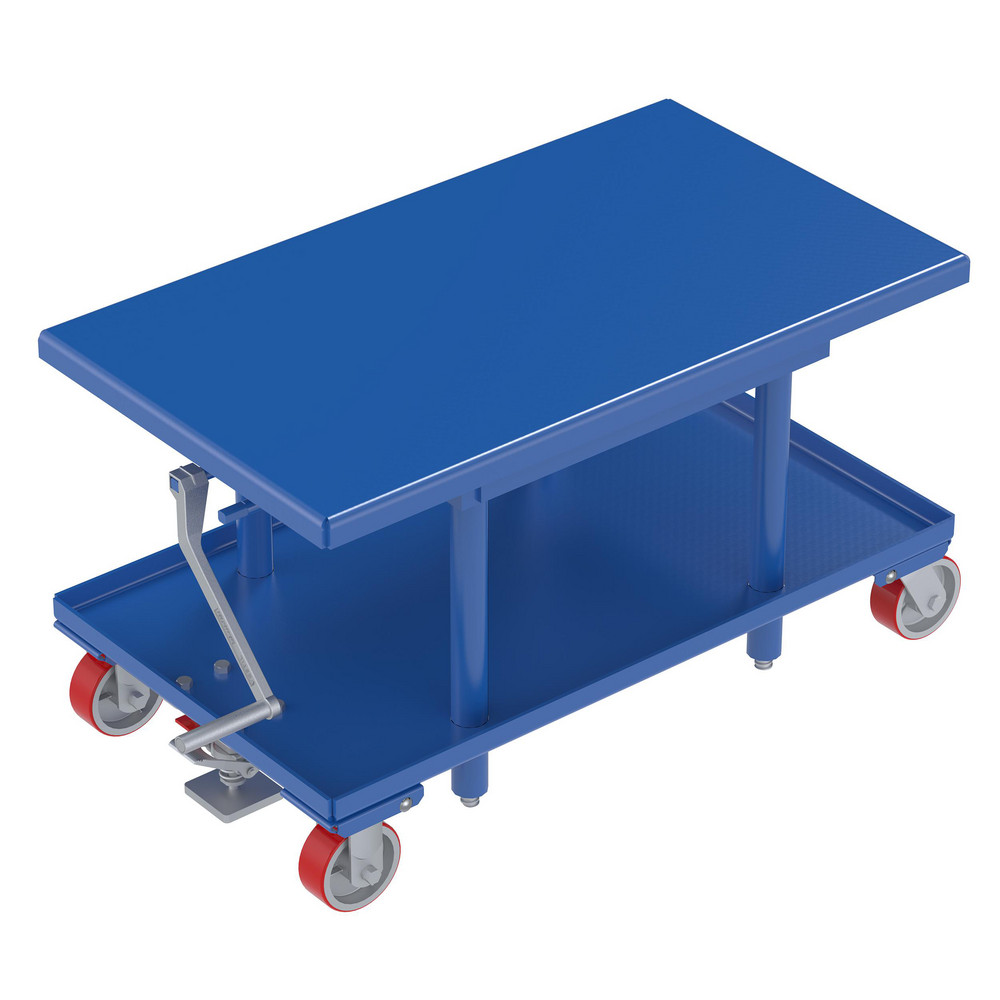 Vestil - Mobile Hand Lift Table: 2,000 lb Capacity, 24" Platform Width ...