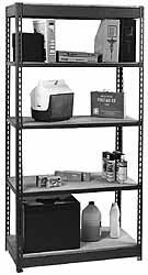 Whitney Rand - 36"WX30"DX84"H STANDRD SHADOW SHELVING *BDS* | MSC Direct