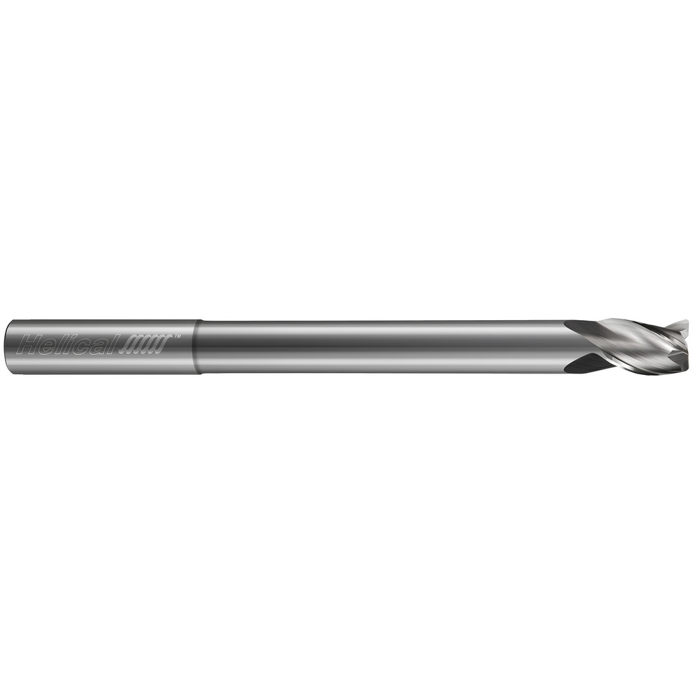 Helical Solutions - Corner Radius End Mill: 1/2" Dia, 1" LOC, 0.0300" Radius, 5 Flute, Solid ...