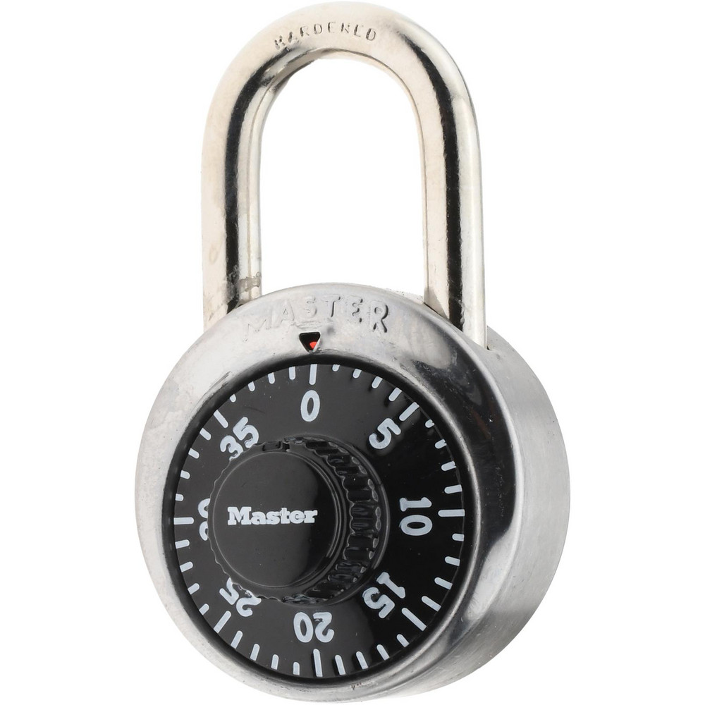 Master Lock - Combination Lock: Steel, 1-7/8" Wide | MSC Direct