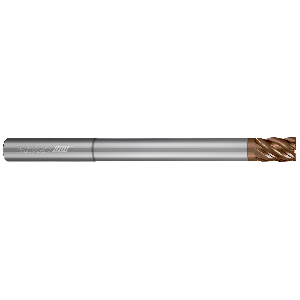 Helical Solutions - Square End Mill: 1/2" Dia, 5/8" LOC, 5 Flute, Solid ...