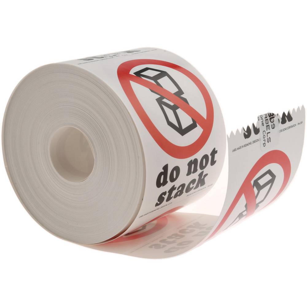 Made in USA - Do Not Stack Shipping Label | MSC Direct